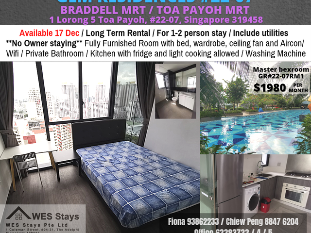 Room for rent Balestier, Singapore - Braddell Mrt / Toa Payoh MRT ...