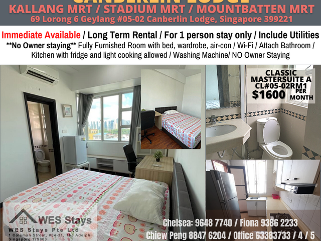 Room for rent Geylang, Singapore - Kallang MRT / Stadium MRT ...
