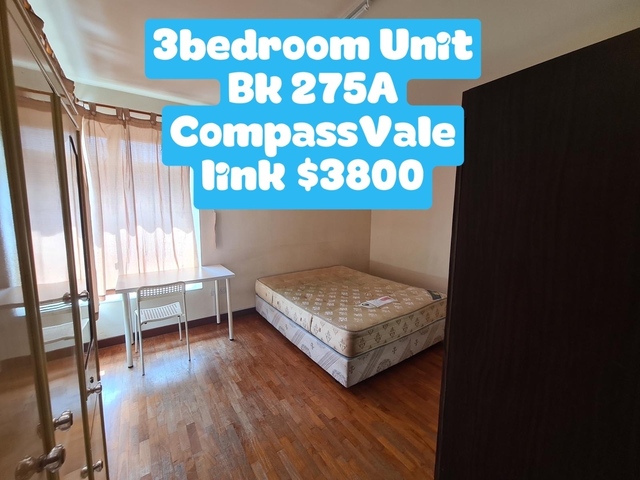Property for rent Sengkang, Singapore - 🍎🍏🍎3bedroom Unit-Bk 275A ...