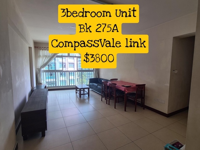 Property for rent Sengkang, Singapore - 🍎🍏🍎3bedroom Unit-Bk 275A ...